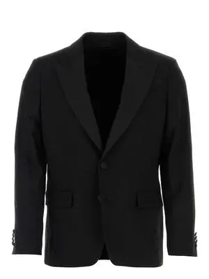 Etro Stretch Wool Blazer For - Black