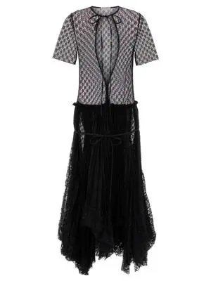 JW Anderson Lace Maxi Dress - Black
