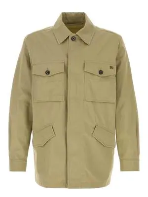Burberry Cotton Overcoat - Green