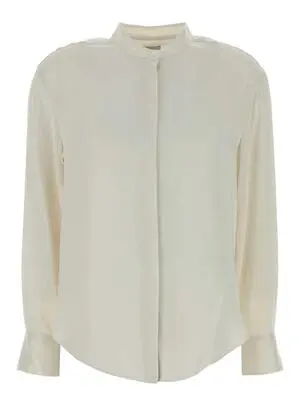 Calvin Klein Satin Shirt - White