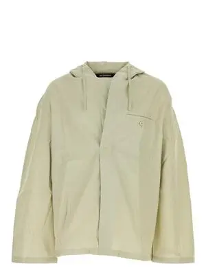Jacquemus Cotton Marino Blouse - Lightgreen