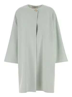 Agnona Ice Wool Blend Jacket For - White