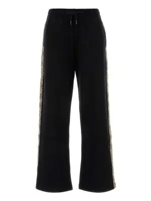 Burberry Cotton Joggers - Black