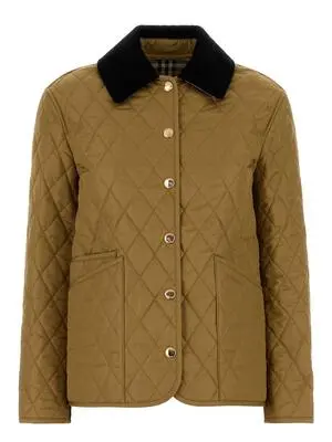 Burberry Quilted Nylon Jacket - Camel