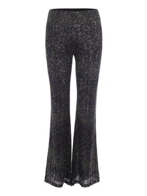Missoni MISSONI Sequined Flare Trousers Multicbrown/blu/yell