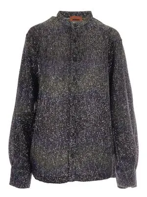 Missoni MISSONI Sequin Button-Front Shirt Multicbrown/blu/yell