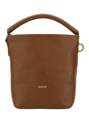 Burberry BURBERRY Calf Leather Handbag Brown