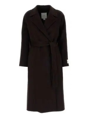CALVIN KLEIN Calvin Klein Wool Blend Belted Jacket