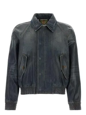 BURBERRY BURBERRY Classic Cotton Denim Trucker Jacket