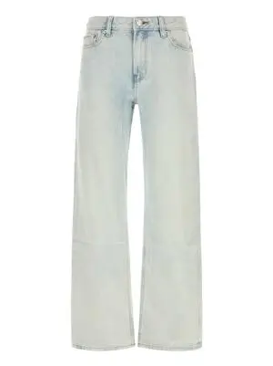 Calvin Klein Wide Leg Denim Jeans - Light Blue