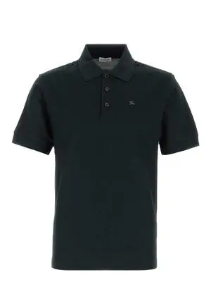 Burberry Piqué Polo Shirt For - Black