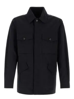 Burberry 100% Nylon Jacket - Blue