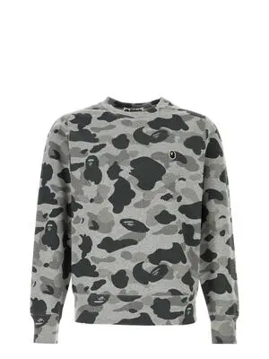 A BATHING APE Camouflage Cotton Sweatshirt - Printed