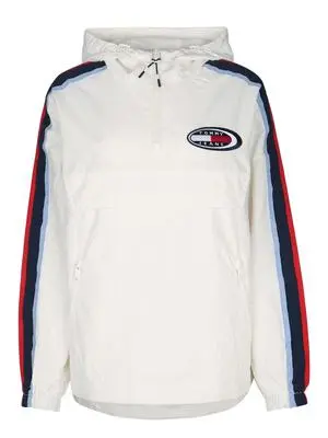 Tommy Hilfiger Recycled Nylon Utility Zip-up Jacket - Ancientwhite