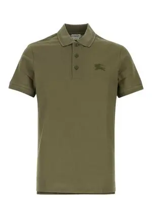 Burberry Cotton Piquet Polo Shirt - Green