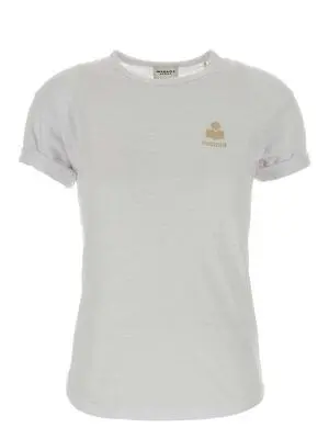 Isabel Marant Étoile Koldia Linen T-shirt - White
