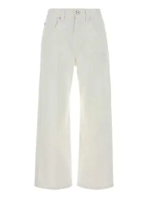 Brunello Cucinelli Cotton Denim Jeans - White