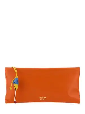 PRADA Prada Nappa Leather Pouch Handbag Mini