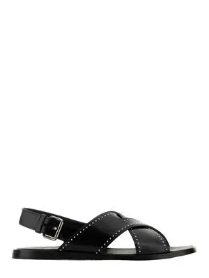 CHURCH`S CHURCH'S Oksana Leather Sandals With Stud Embellishments