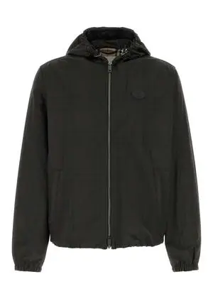 BURBERRY BURBERRY Checked Cotton Zip-Up Jacket With Hood