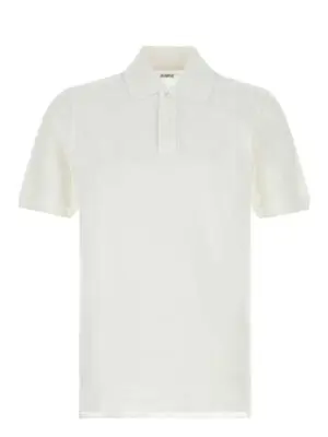 Fedeli Cotton Piquet Polo Shirt - White