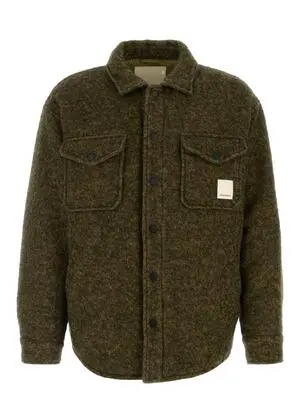 EMPORIO ARMANI Emporio Armani Melange Wool-Blend Textured Jacket