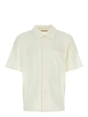 Our Legacy Textured Polyester-cotton Shirt For - White
