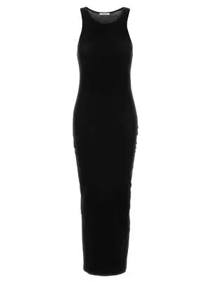 ENTIRE STUDIOS Stretch Cotton Mini Dress - Black