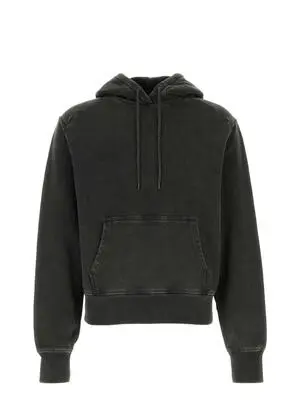 ENTIRE STUDIOS Hoodie With Crewneck And Drawstring Hood - Black