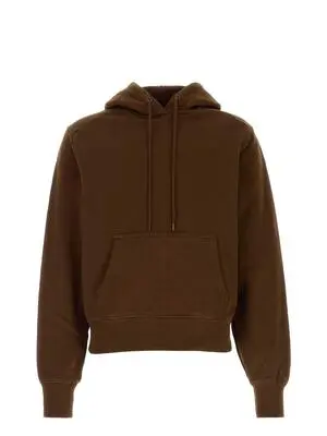 ENTIRE STUDIOS Chocolate Cotton Sweatshirt - Brown