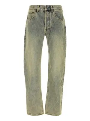ENTIRE STUDIOS Straight Leg Denim Jeans - Light Blue