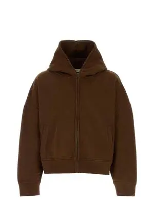 ENTIRE STUDIOS Chocolate Cotton Sweatshirt - Brown
