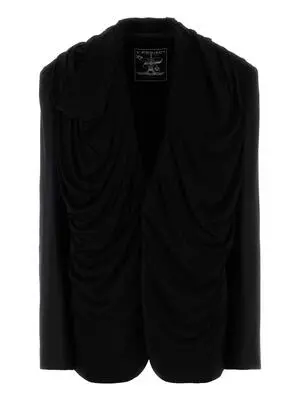 Y/project Oversized Drape Blazer - Black