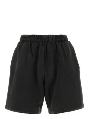 ENTIRE STUDIOS Cotton Bermuda Shorts - Black