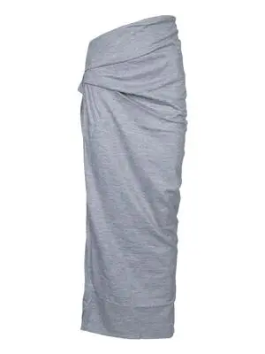 ENTIRE STUDIOS 100% Wool Draped Skirt - Dg