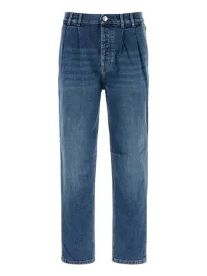 Brunello Cucinelli Stretch Denim Jeans - Blue