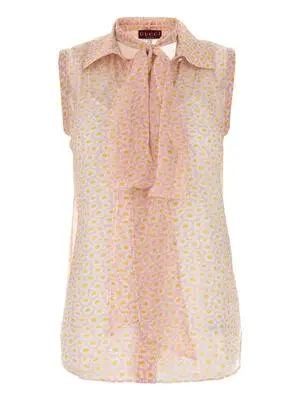 Gucci GUCCI Floral Printed Crepe Shirt Floral