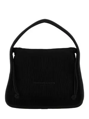 Alexander Wang Small Ryan Handbag In Fabric - Black