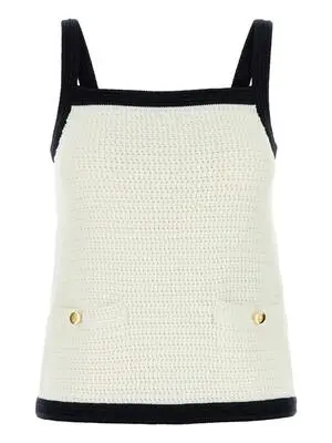GUCCI GUCCI Crochet Knit Tank Top