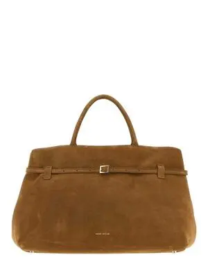Manu Atelier MANU ATELIER Suede Handbag Camel