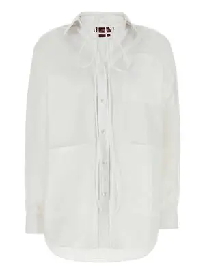 Gucci 100% Cotton Poplin Shirt - White