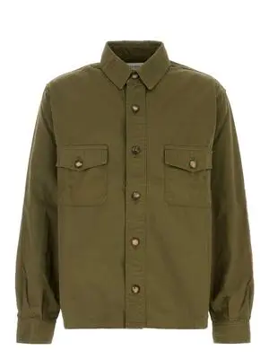 Saint Laurent Twill Shirt For - Green