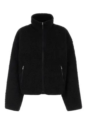 ENTIRE STUDIOS Recycled Wool-blend Teddy Jacket - Black
