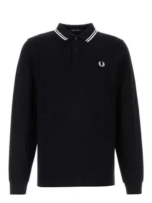 Fred Perry Pique Polo Shirt - Black