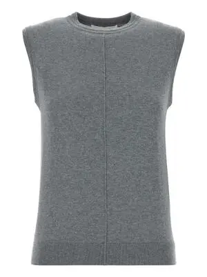 LISA YANG Agna Cotton-cashmere Vest - Grey