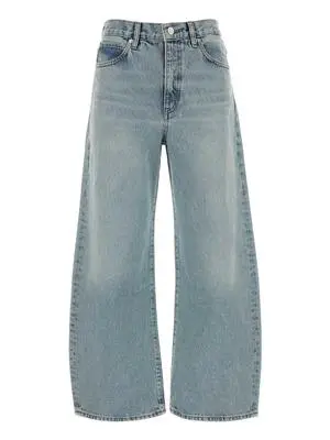 FRAME FRAME Bow Wide-Leg Jeans