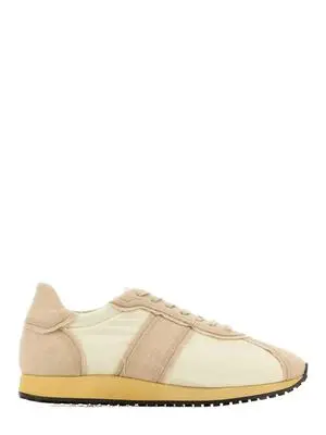 THE ROW Two-tone Canvas Low-top Sneakers - Multicoloured