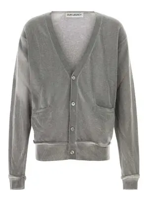 Our Legacy Merino Wool Cardigan - Grey