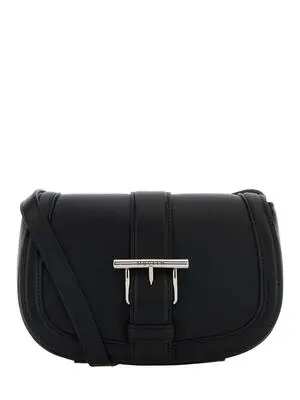 Alexander McQueen Leather Mini Satchel Crossbody Handbag - Black