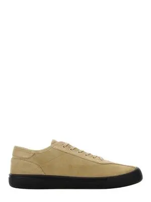THE ROW Dove Suede Low Top Sneakers - Grey